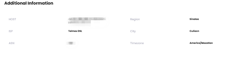 Passed Request IP Detail – ARGOS Identity