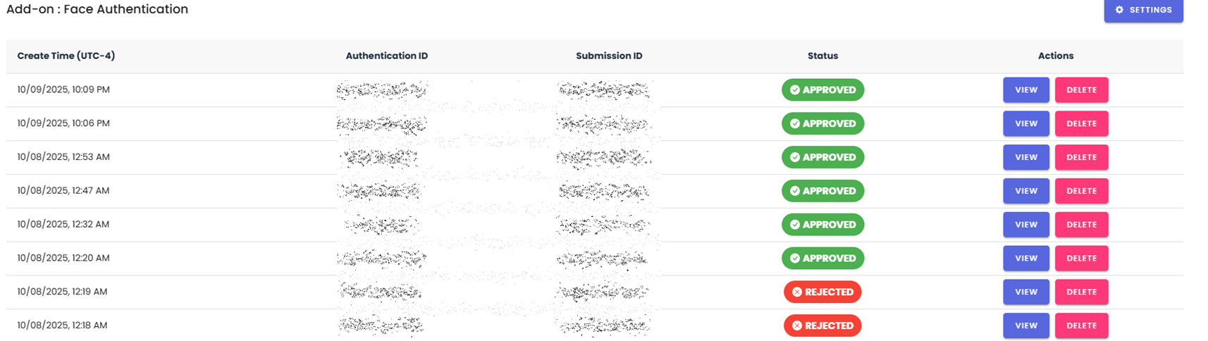 AUTH ID - Checking Authentication Results – ARGOS Identity